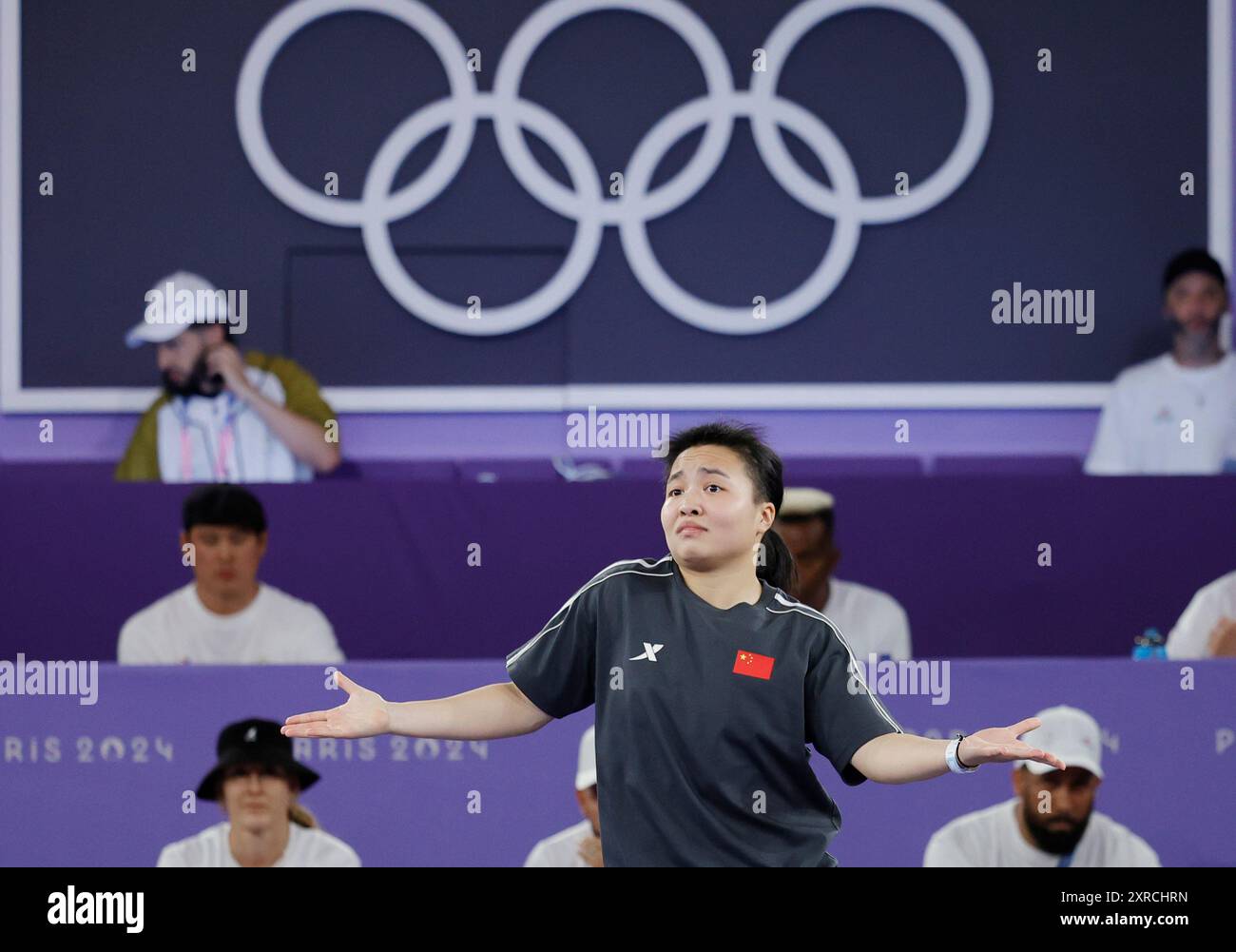 Paris, France. 9th Aug, 2024. Liu Qingyi of China, known as B-Girl 671 ...