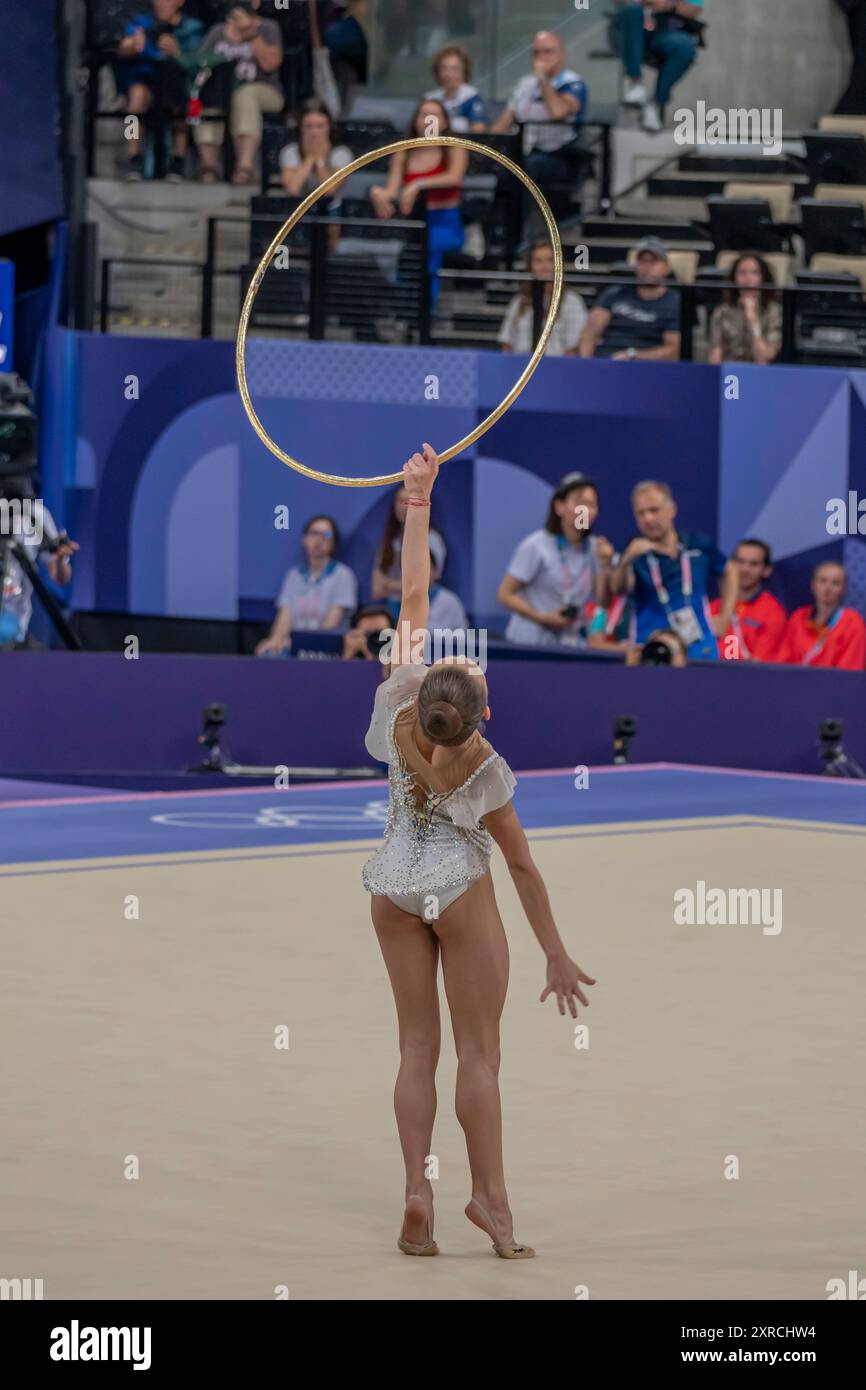 Paris, France - 08 08 2024: Olympic Games Paris 2024. View of wommen's ...