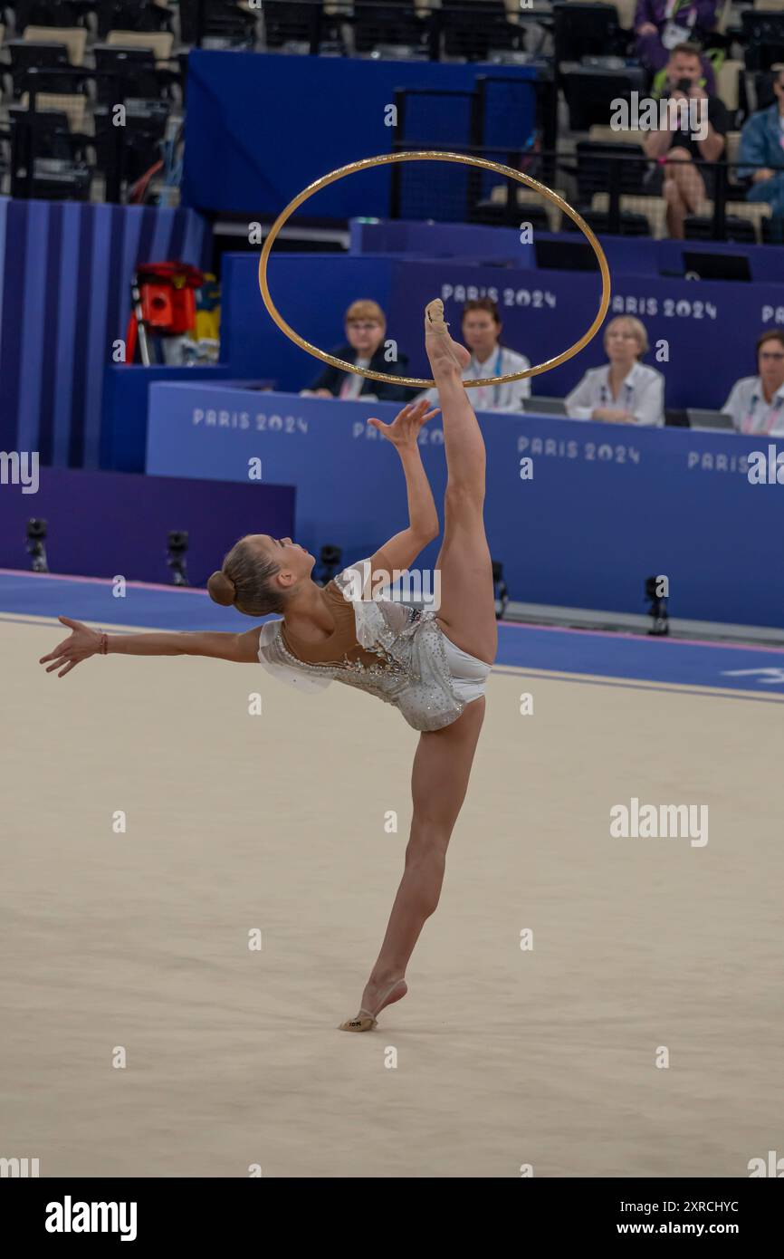 Paris, France - 08 08 2024: Olympic Games Paris 2024. View of wommen's ...