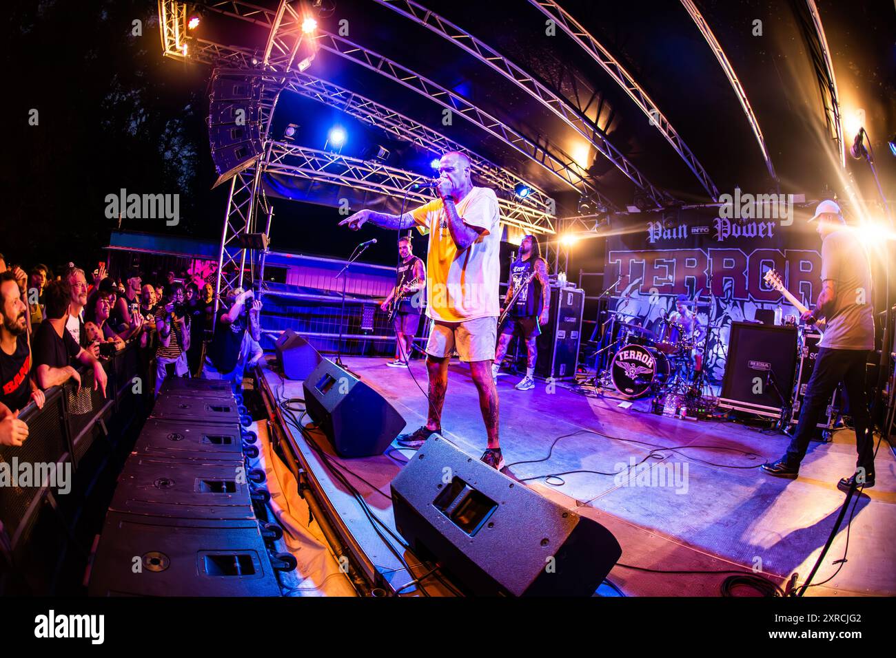 Milan Italy. 08th Aug 2024. The American hardcore punk band TERROR ...