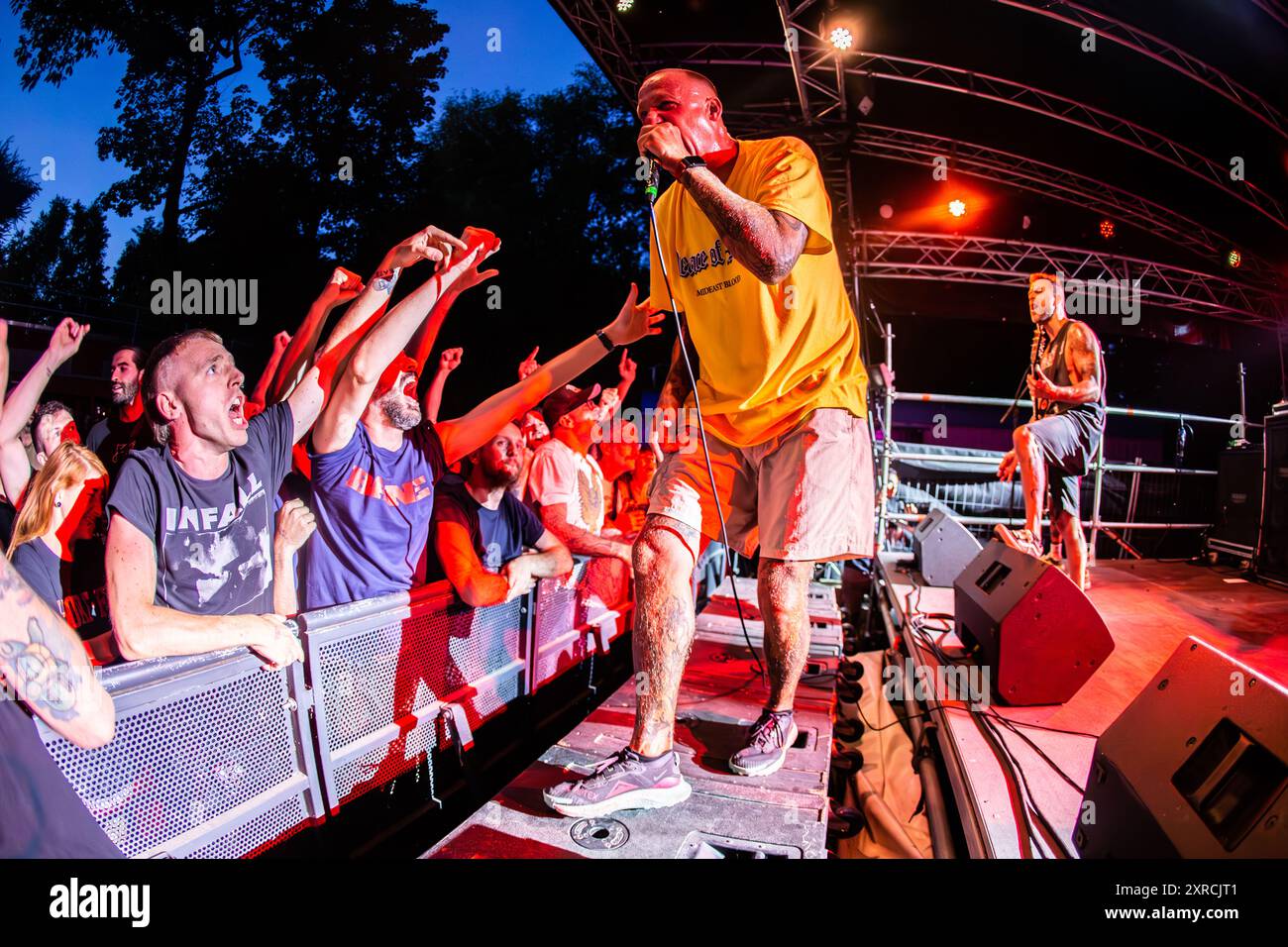 Milan Italy. 08th Aug 2024. The American hardcore punk band TERROR ...