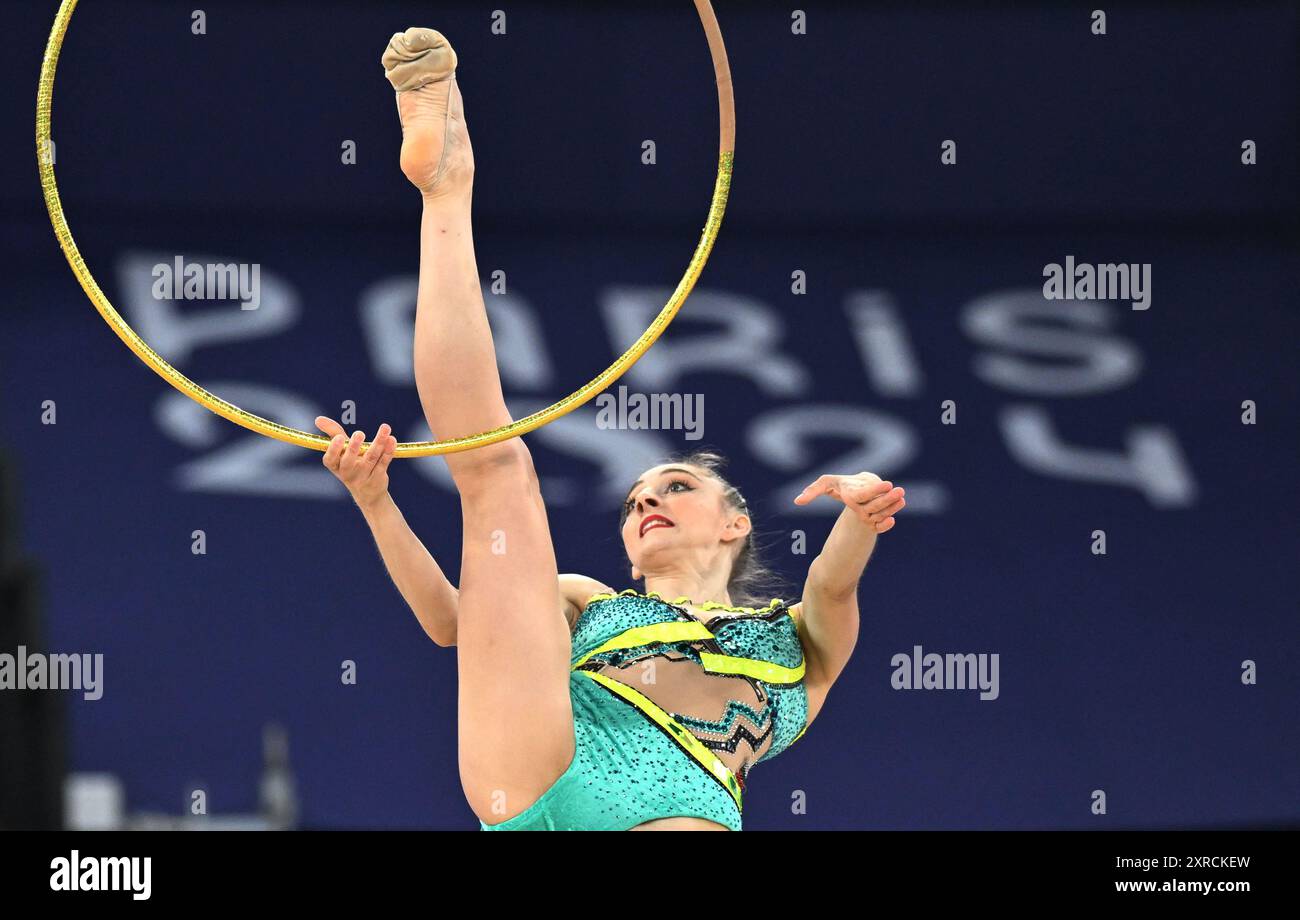 Paris, France. 9th Aug, 2024. Boryana Kaleyn of Bulgaria competes ...