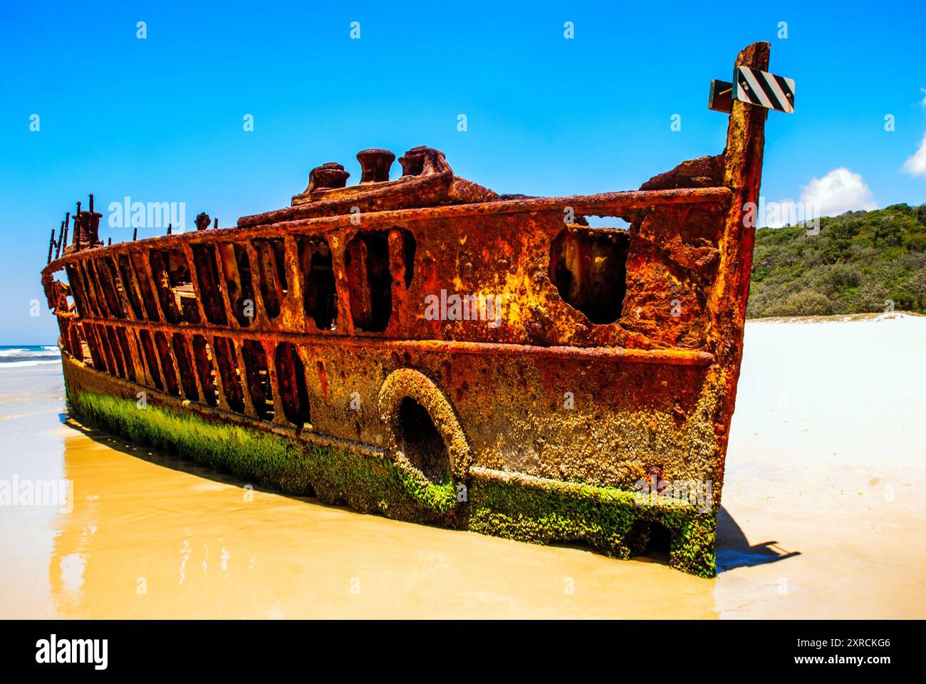 The Remains of the Maheno Shipwreck, Fraser Island, Queensland ...