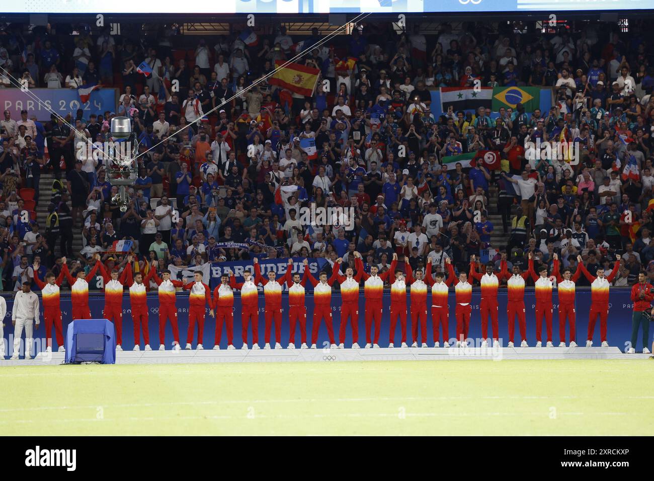 Spain Gold medal, Football, Men's during the Olympic Games Paris 2024 ...