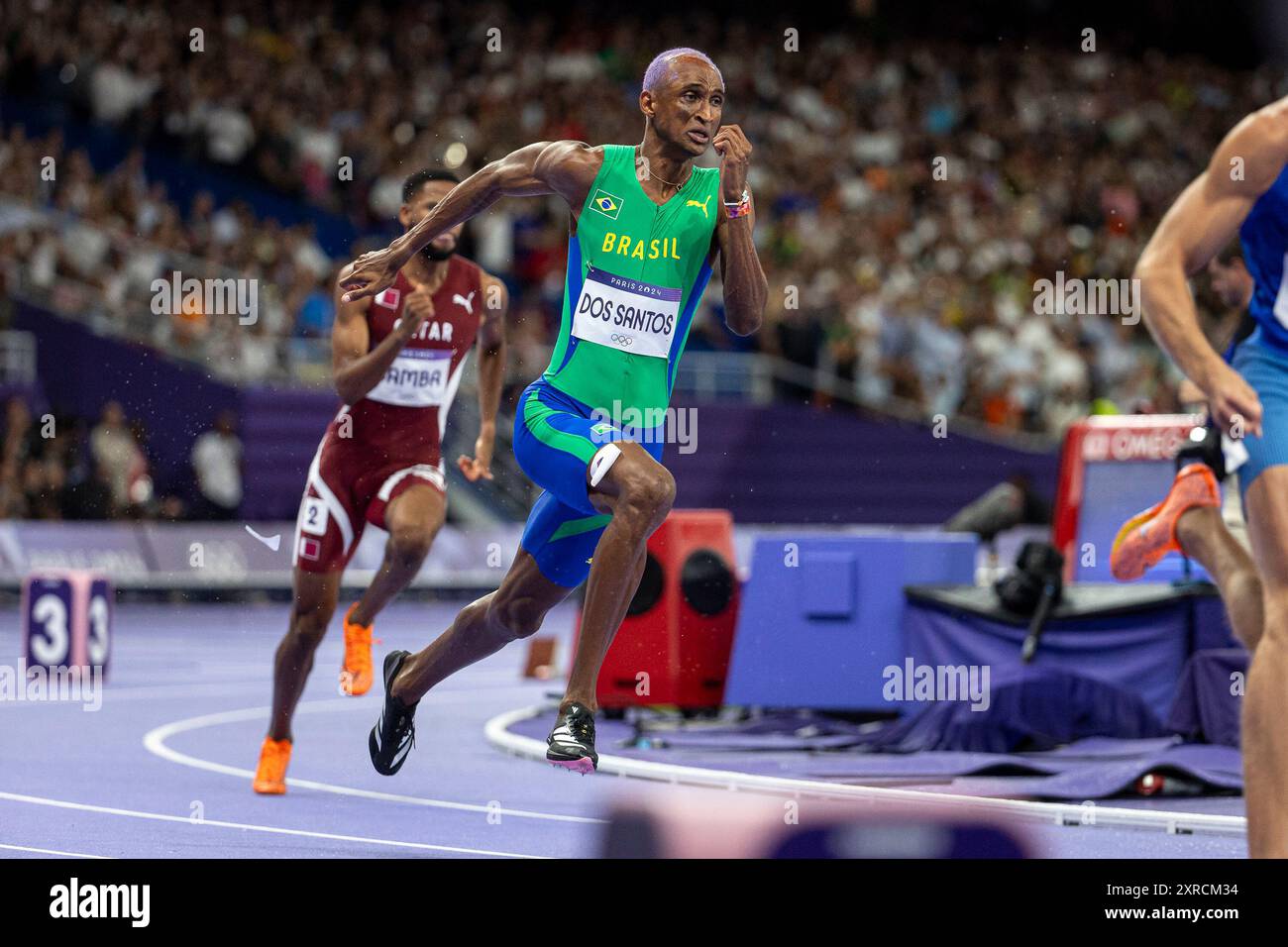 SAINT-DENIS, PA - 08.08.2024: MEN'S 400M HURDLES - Alison dos Santos ...