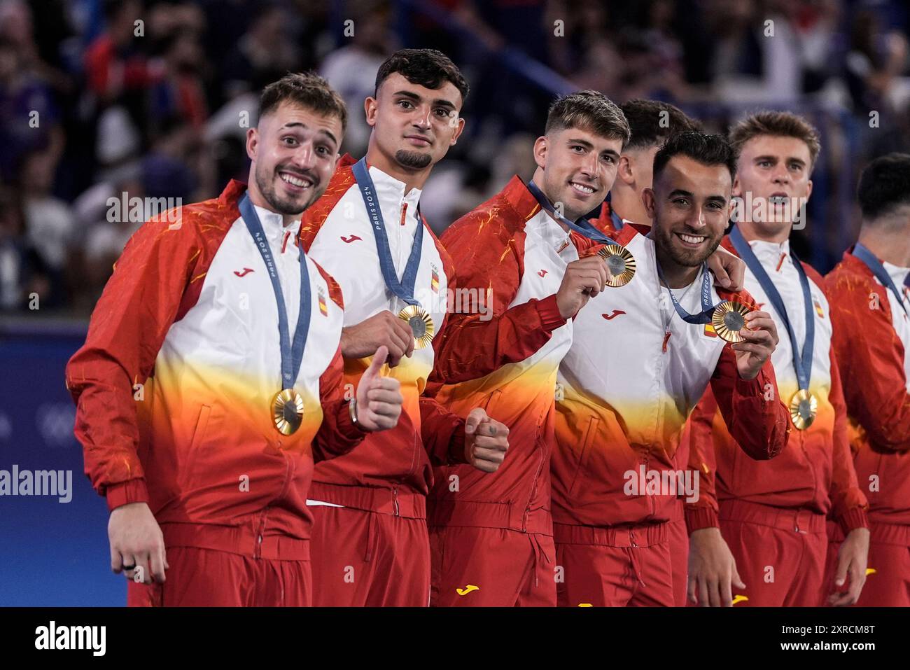 Gold medalist Team of Spain pose during Men's Gold Medal Match of the ...