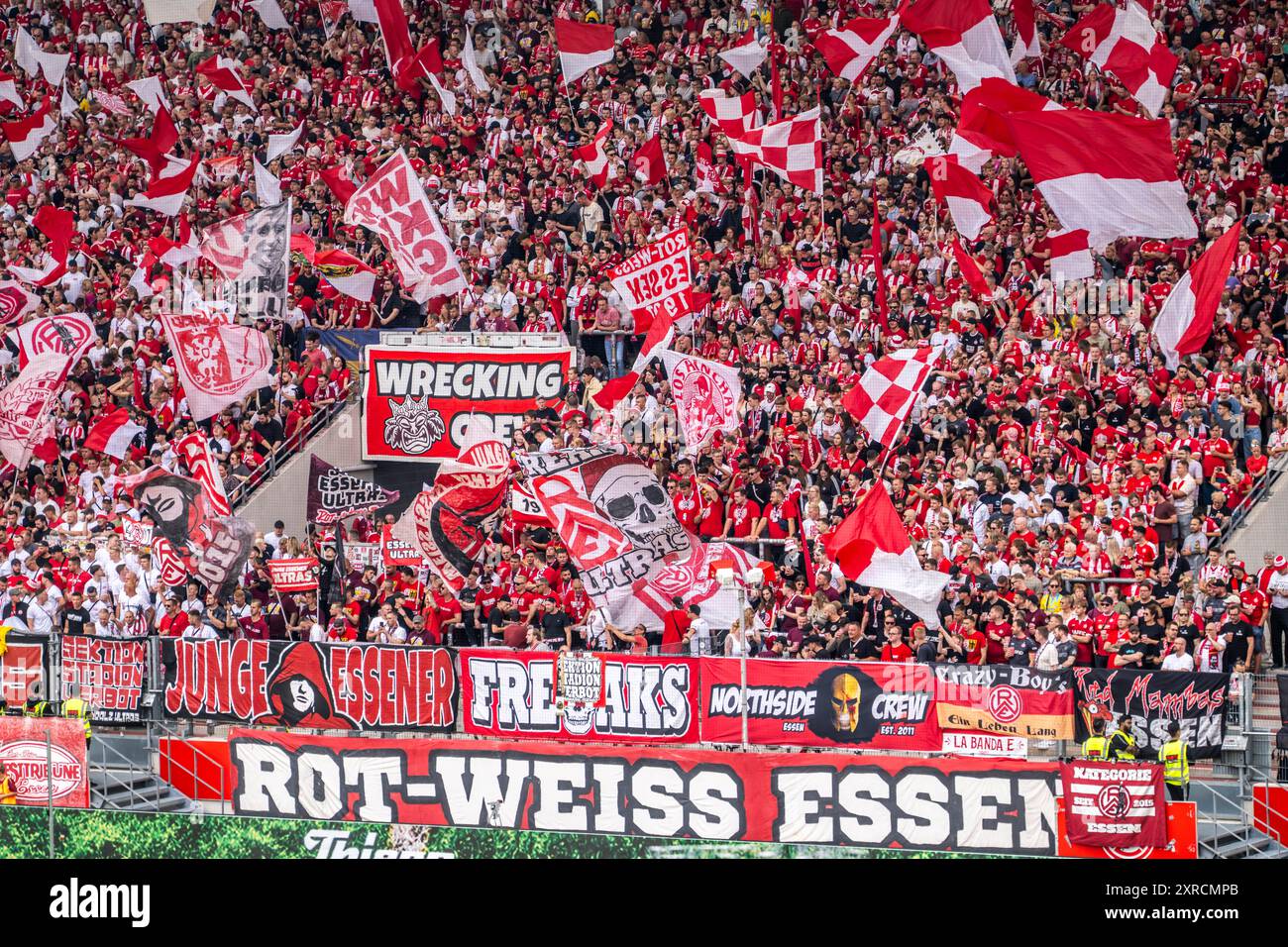 The soccer stadium of Rot-Weiss Essen, 3rd league, stadium at ...
