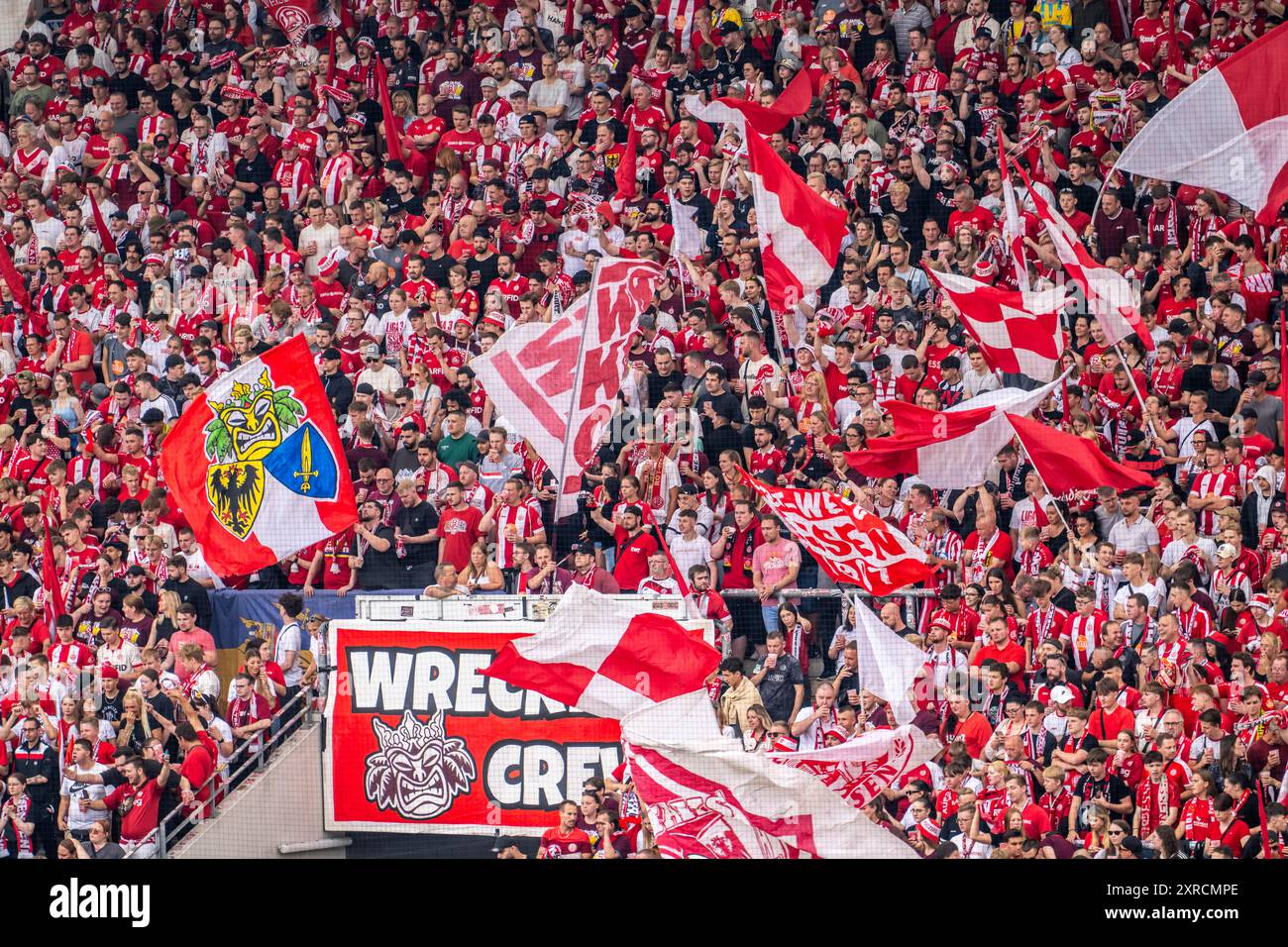The soccer stadium of Rot-Weiss Essen, 3rd league, stadium at ...