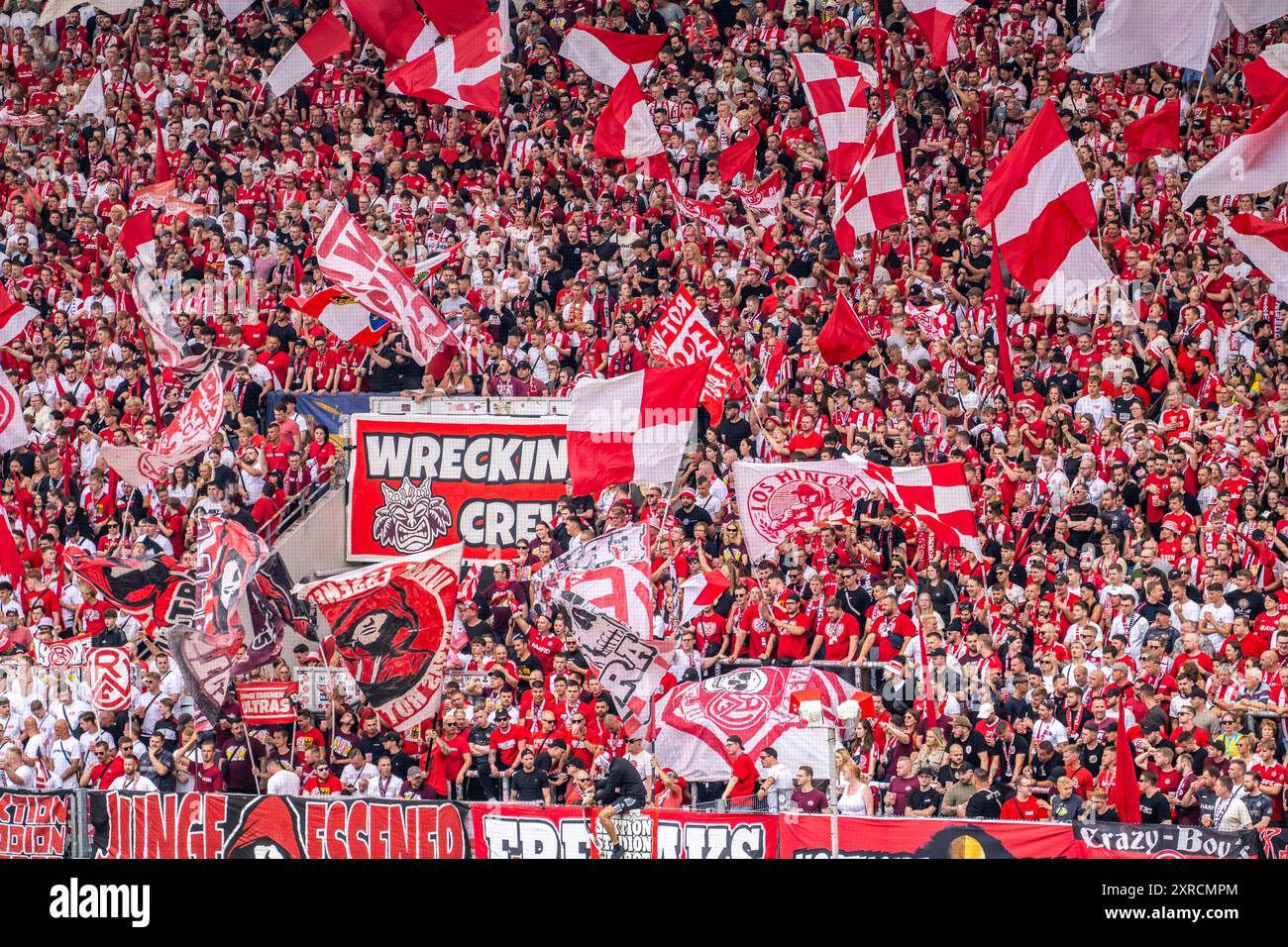 The soccer stadium of Rot-Weiss Essen, 3rd league, stadium at ...