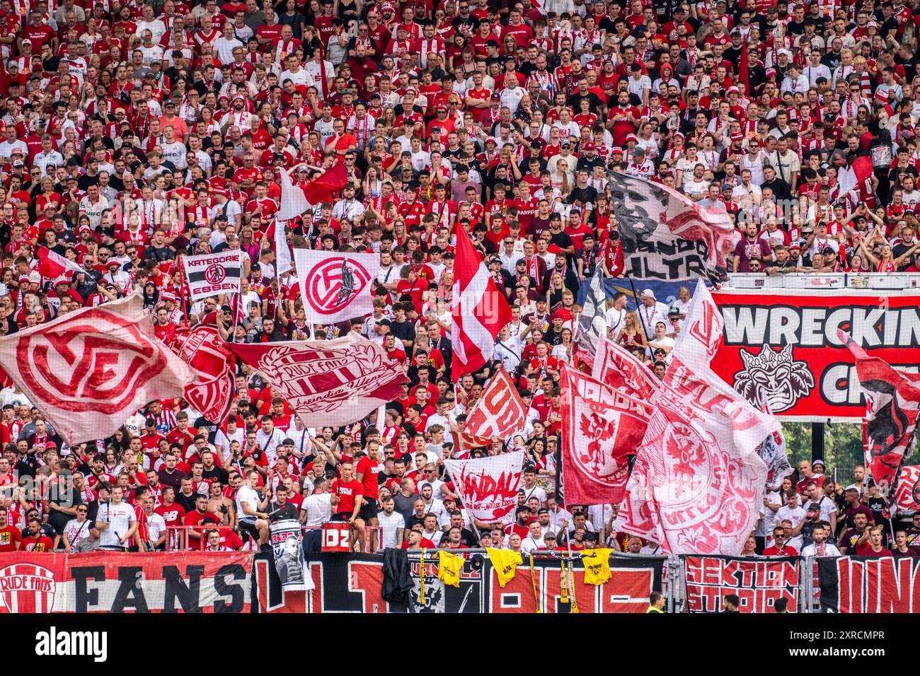 The soccer stadium of Rot-Weiss Essen, 3rd league, stadium at ...