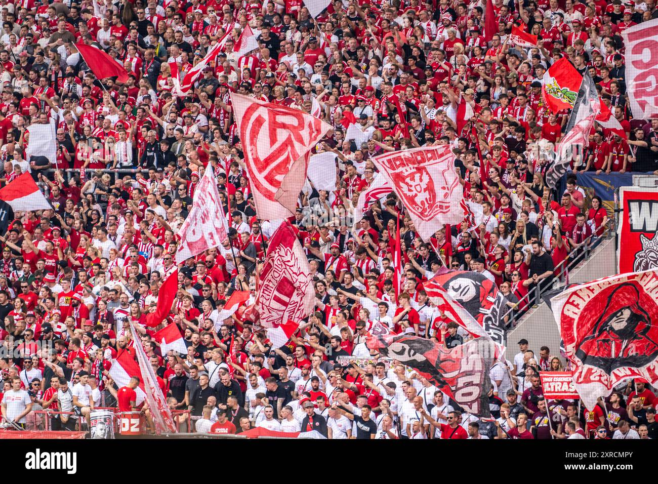 The soccer stadium of Rot-Weiss Essen, 3rd league, stadium at ...