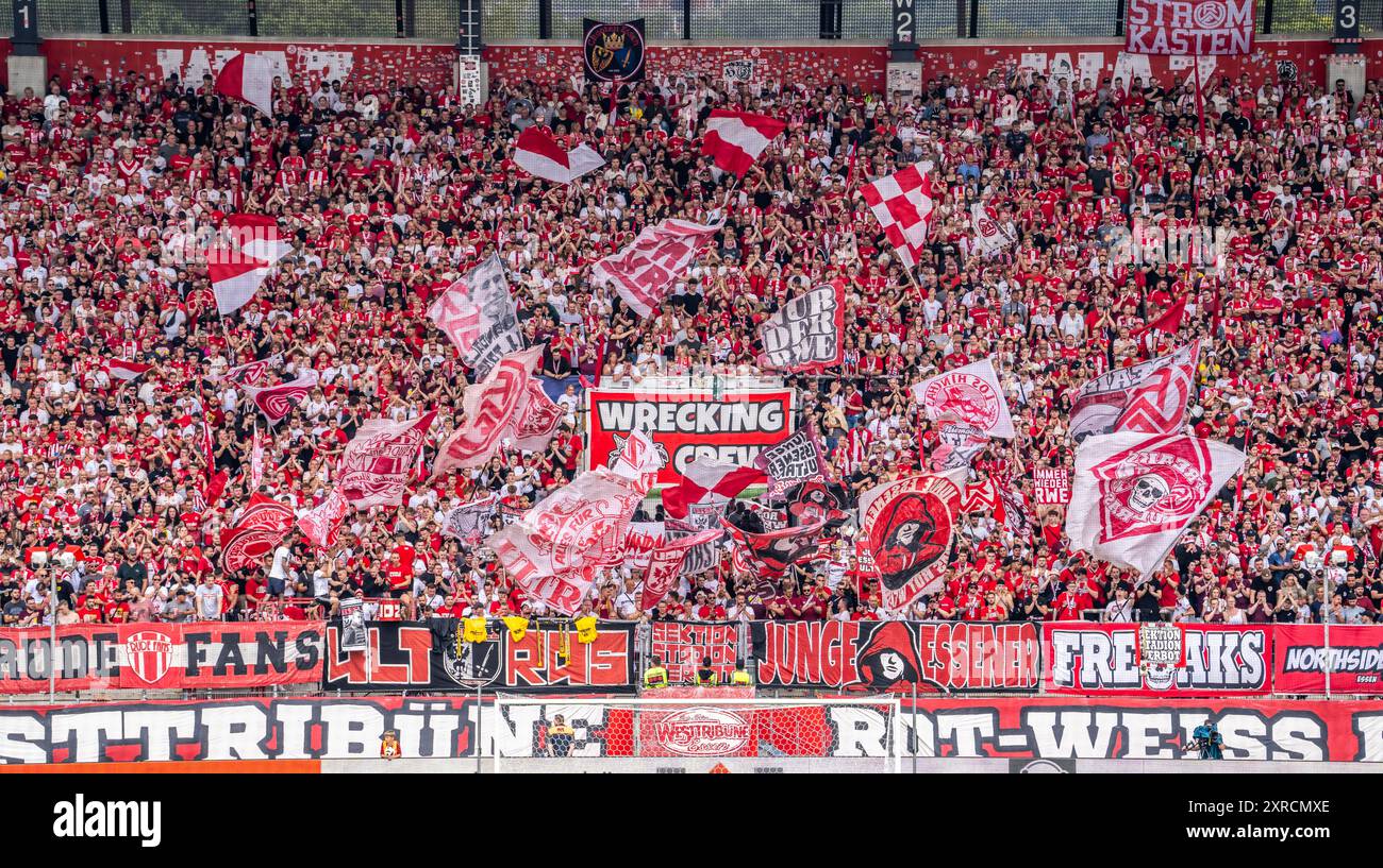 The soccer stadium of Rot-Weiss Essen, 3rd league, stadium at ...