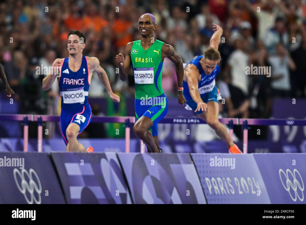 SAINT-DENIS, PA - 09.08.2024: MEN'S 400M HURDLES - Paris 2024 Olympics ...