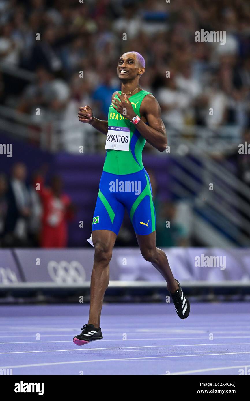 SAINT-DENIS, PA - 09.08.2024: MEN'S 400M HURDLES - Paris 2024 Olympics ...