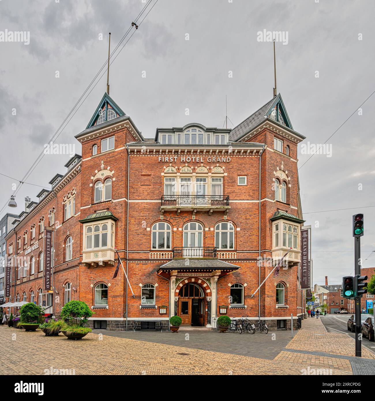 First Hotel Grand in Odense is a classic city hotel from 1897, Denmark ...