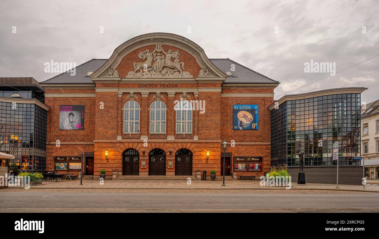 Odense Theatre in neo-baroque style was inaugurated in 1796, Denmark ...