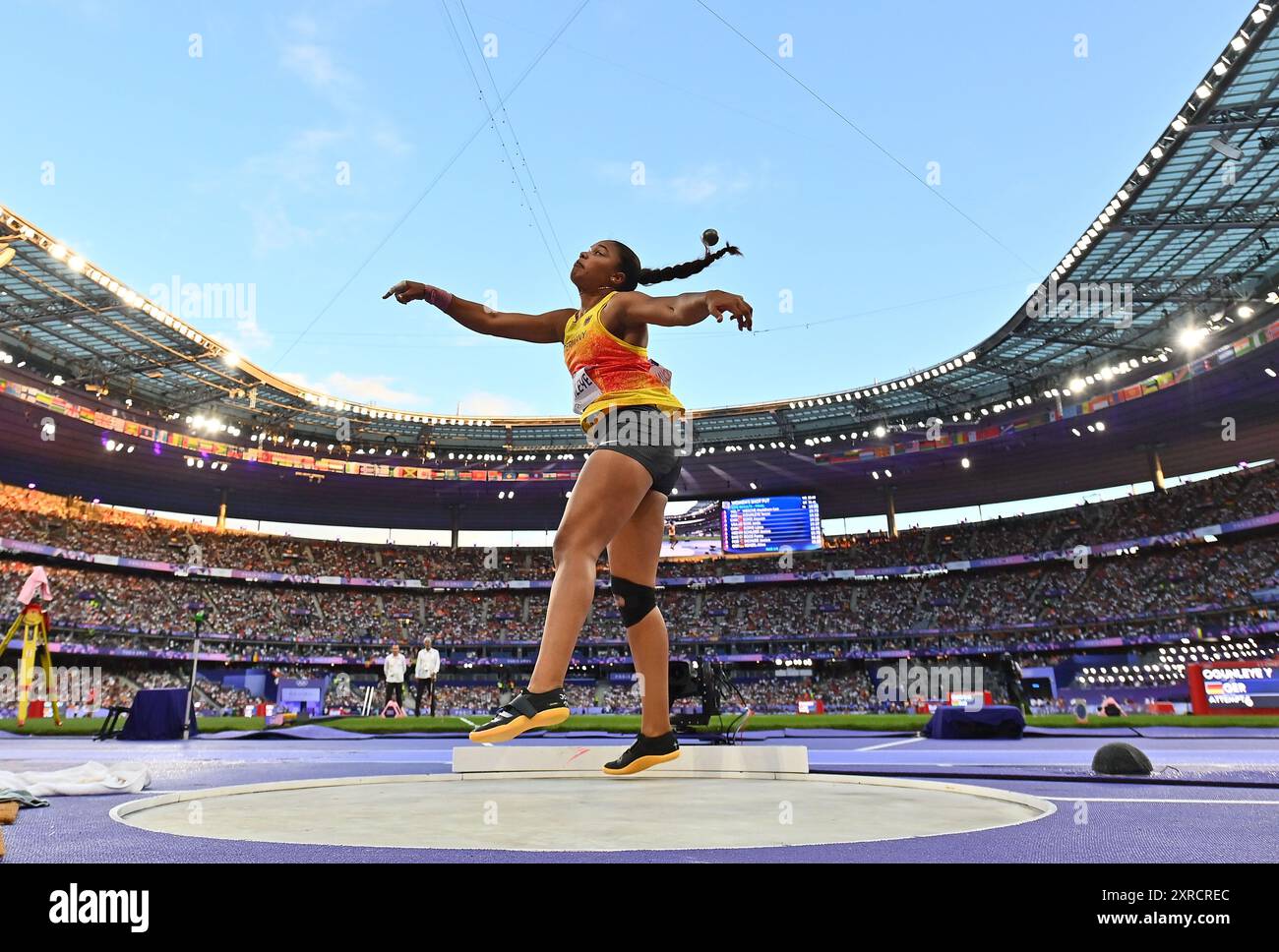 Paris, France. 9th Aug, 2024. Yemisi Ogunleye of Germany competes ...
