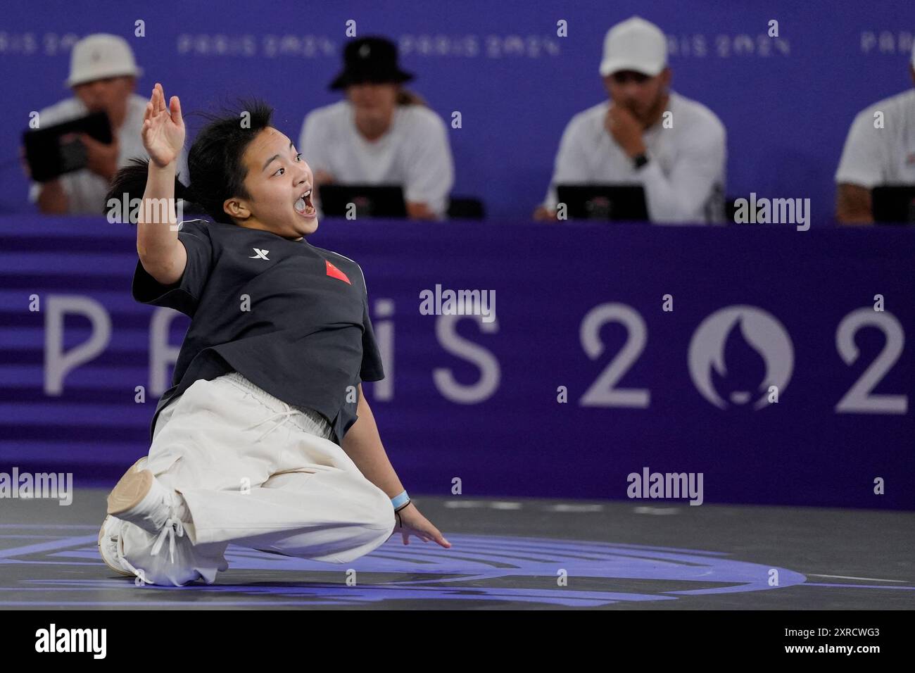 Paris, France. 09th Aug, 2024. B-Girl 671 of Team People's Republic of ...