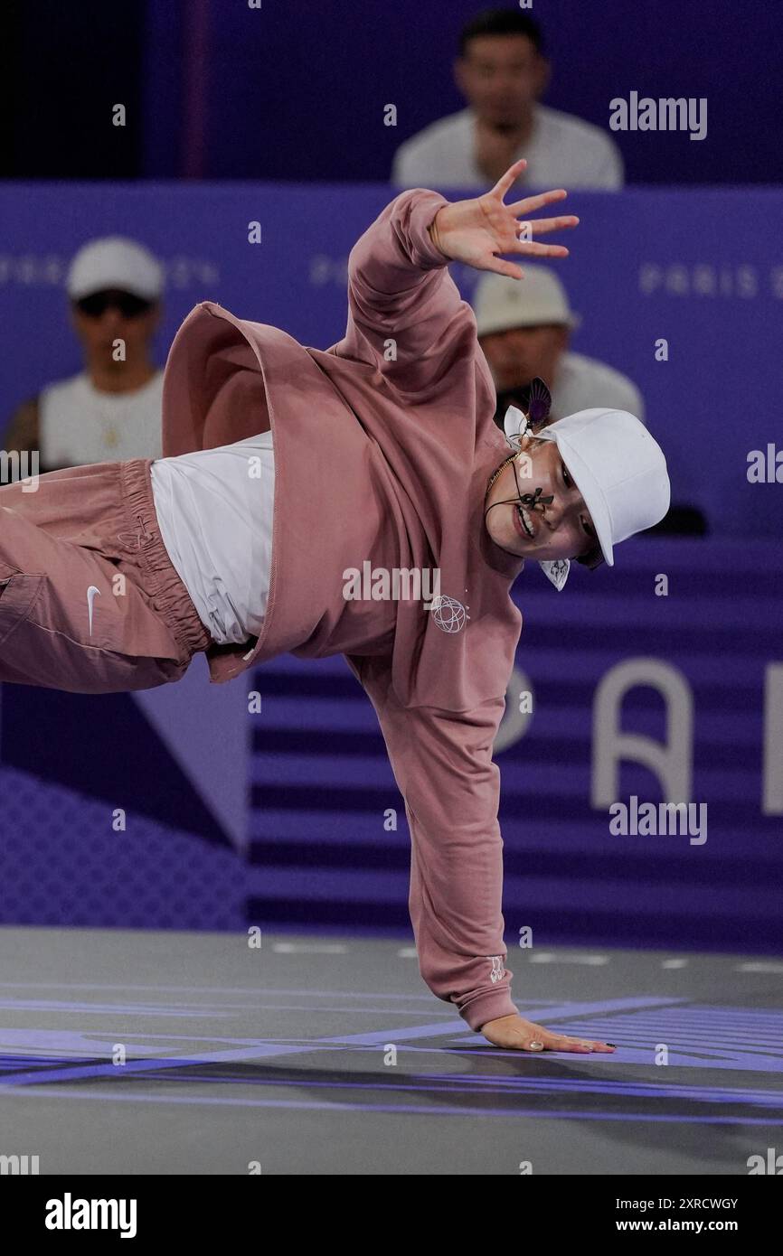 Paris, France. 09th Aug, 2024. Ami of Team Japan competes during the ...