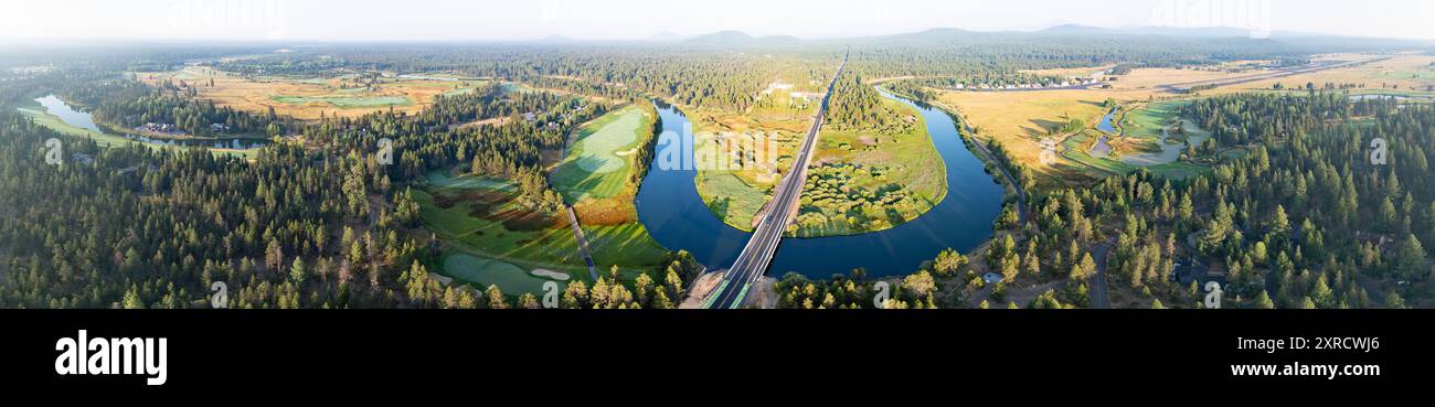 Aerial oregon deschutes river hi-res stock photography and images - Alamy