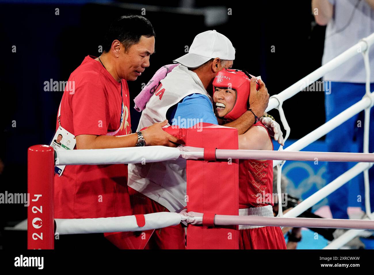 Paris, France. 09th Aug, 2024. Gold medalist Yu WU of China competes in ...