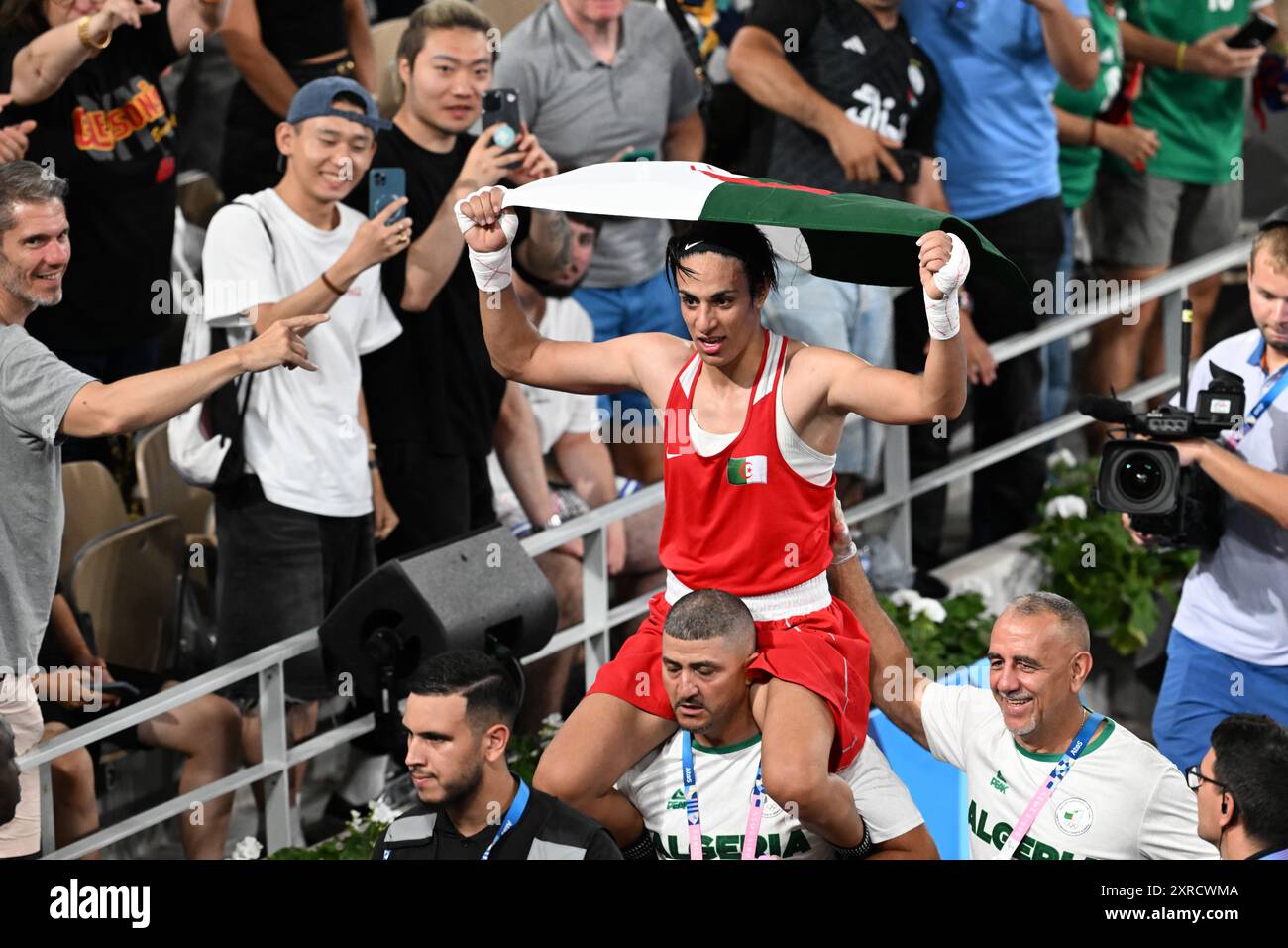 Paris, France. 09th Aug, 2024. Olympia, Paris 2024, Boxing, Women, 66kg ...