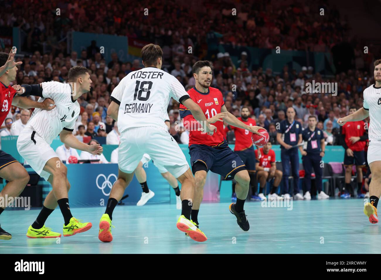 Alex DUJSHEBAEV (Spain), Handball, Men's Semifinal between Germany and ...