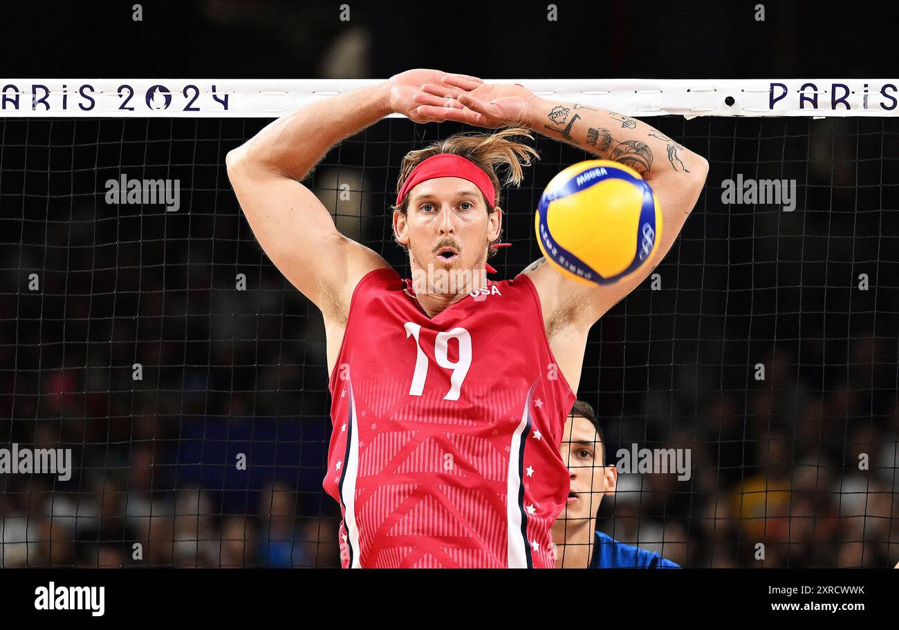 Paris, France. 9th Aug, 2024. Taylor Averill of the United States ...