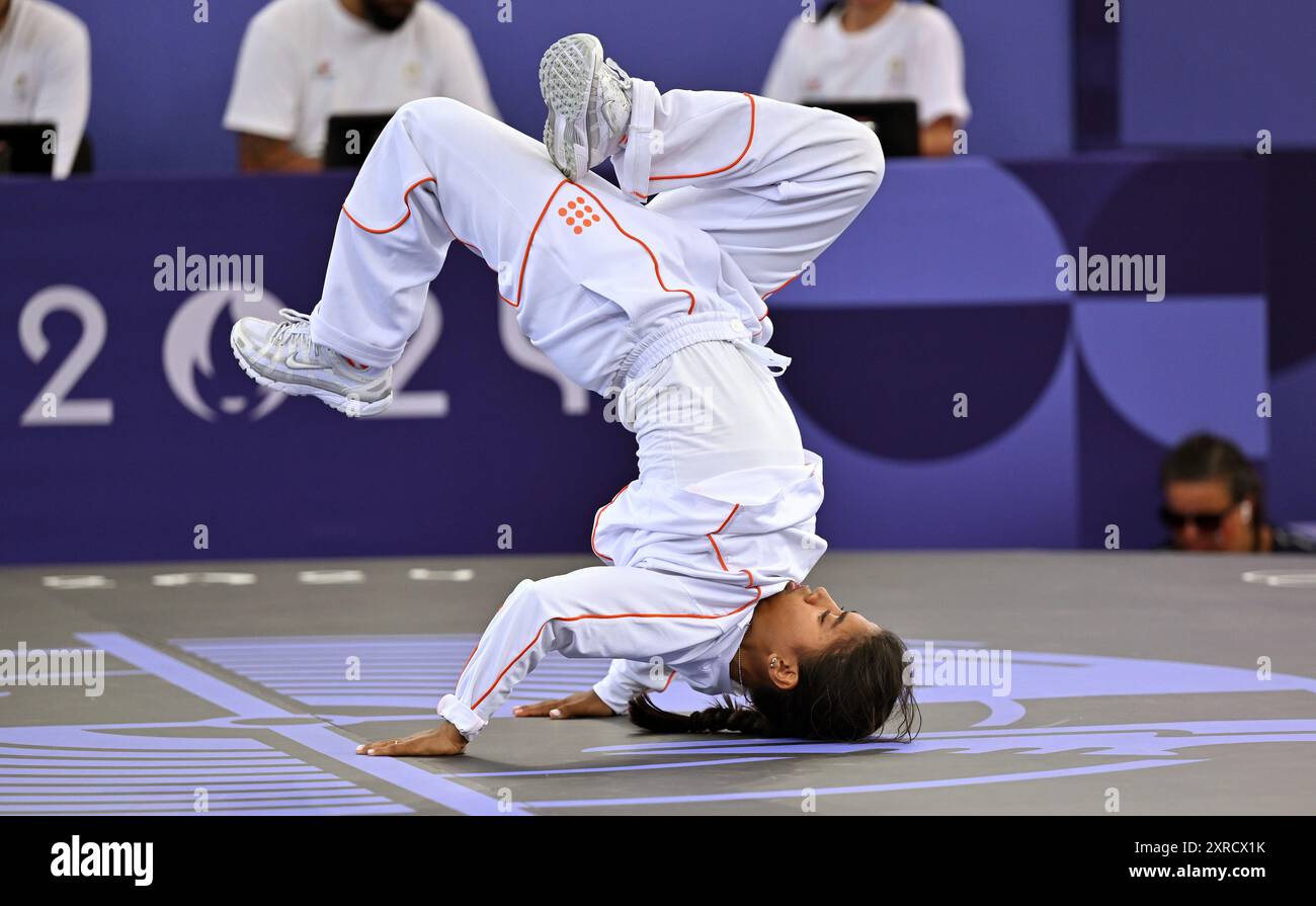 Paris, France. 9th Aug, 2024. India Dewi Sardjoe of the Netherlands ...