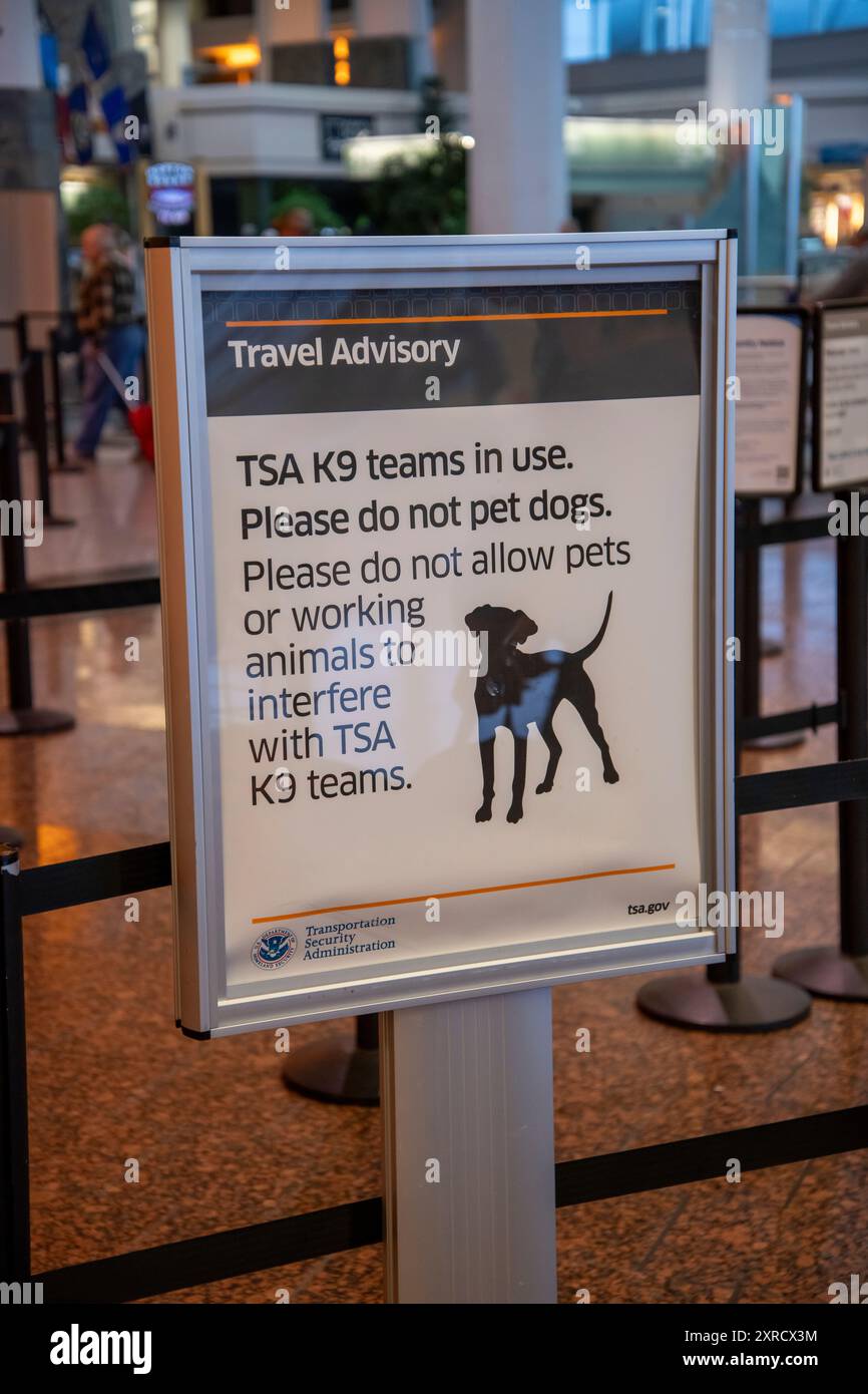 Anchorage, Alaska. Ted Stevens Anchorage International Airport. Sign ...