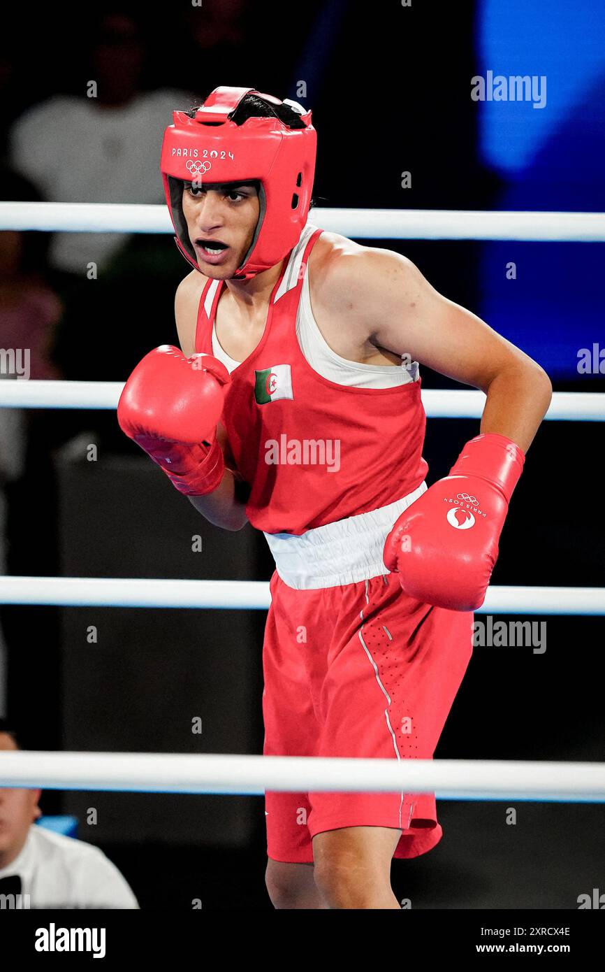 Paris, France. 09th Aug, 2024. The gold medalist Imane KHELIF of ...