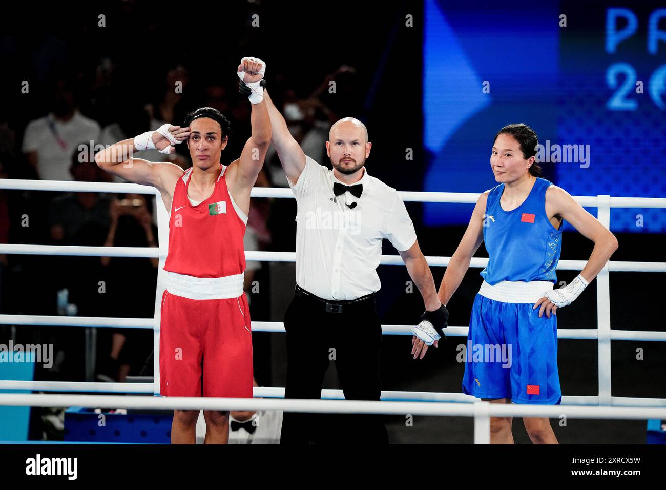 Paris, France. 09th Aug, 2024. The gold medalist Imane KHELIF of ...