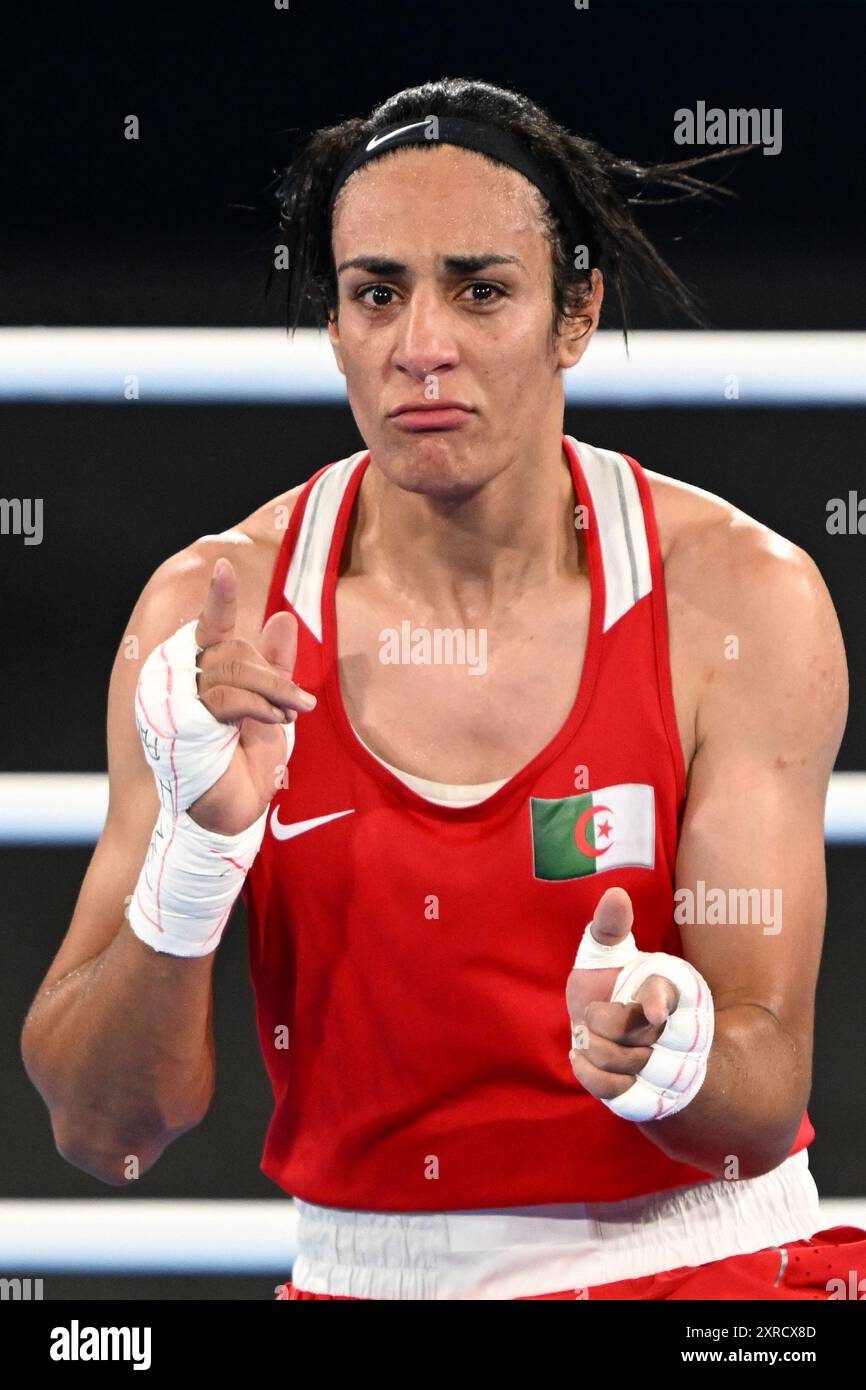 Paris, France. 09th Aug, 2024. Olympia, Paris 2024, Boxing, Women, 66kg ...