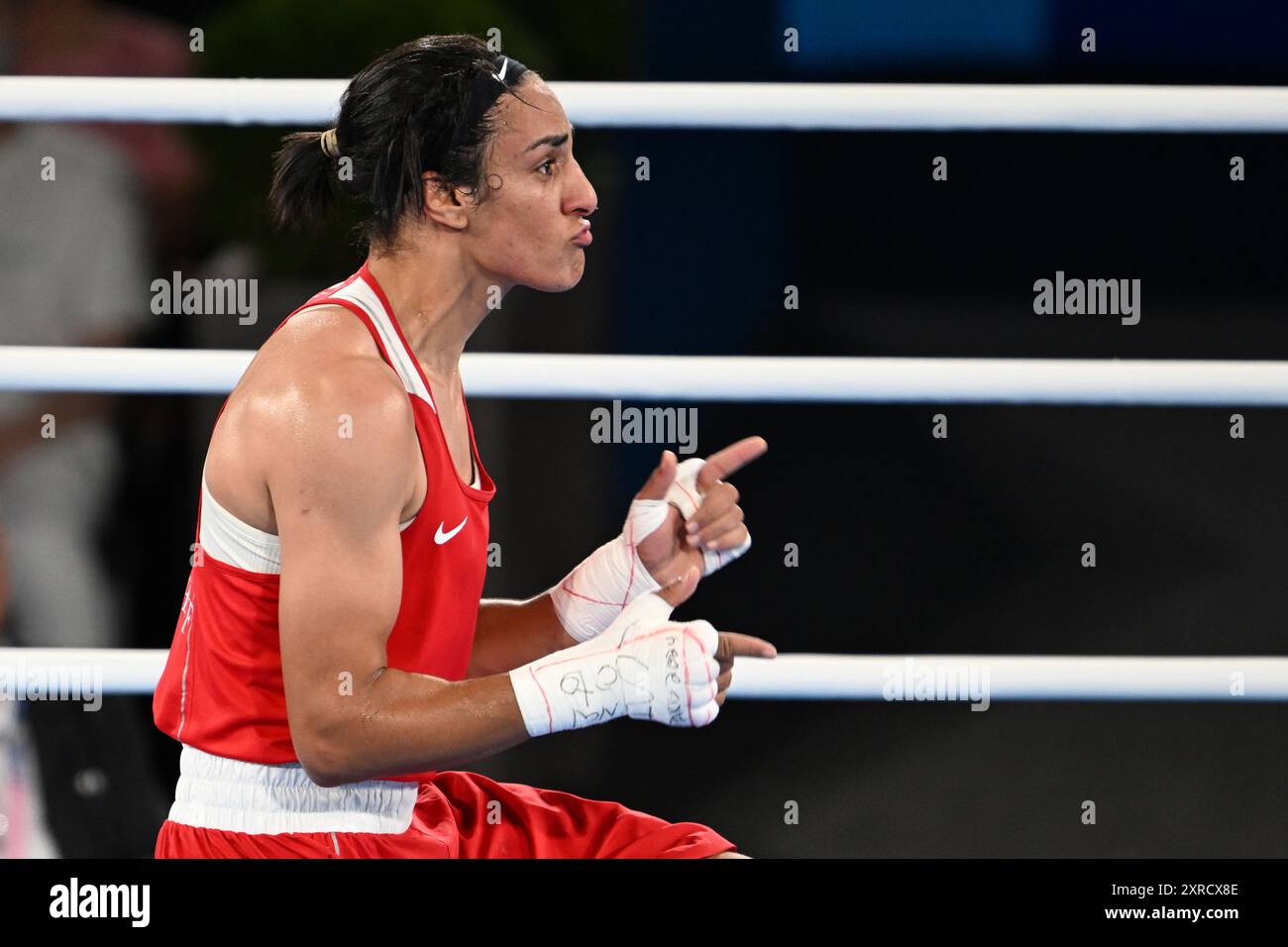 Paris, France. 09th Aug, 2024. Olympia, Paris 2024, Boxing, Women, 66kg ...