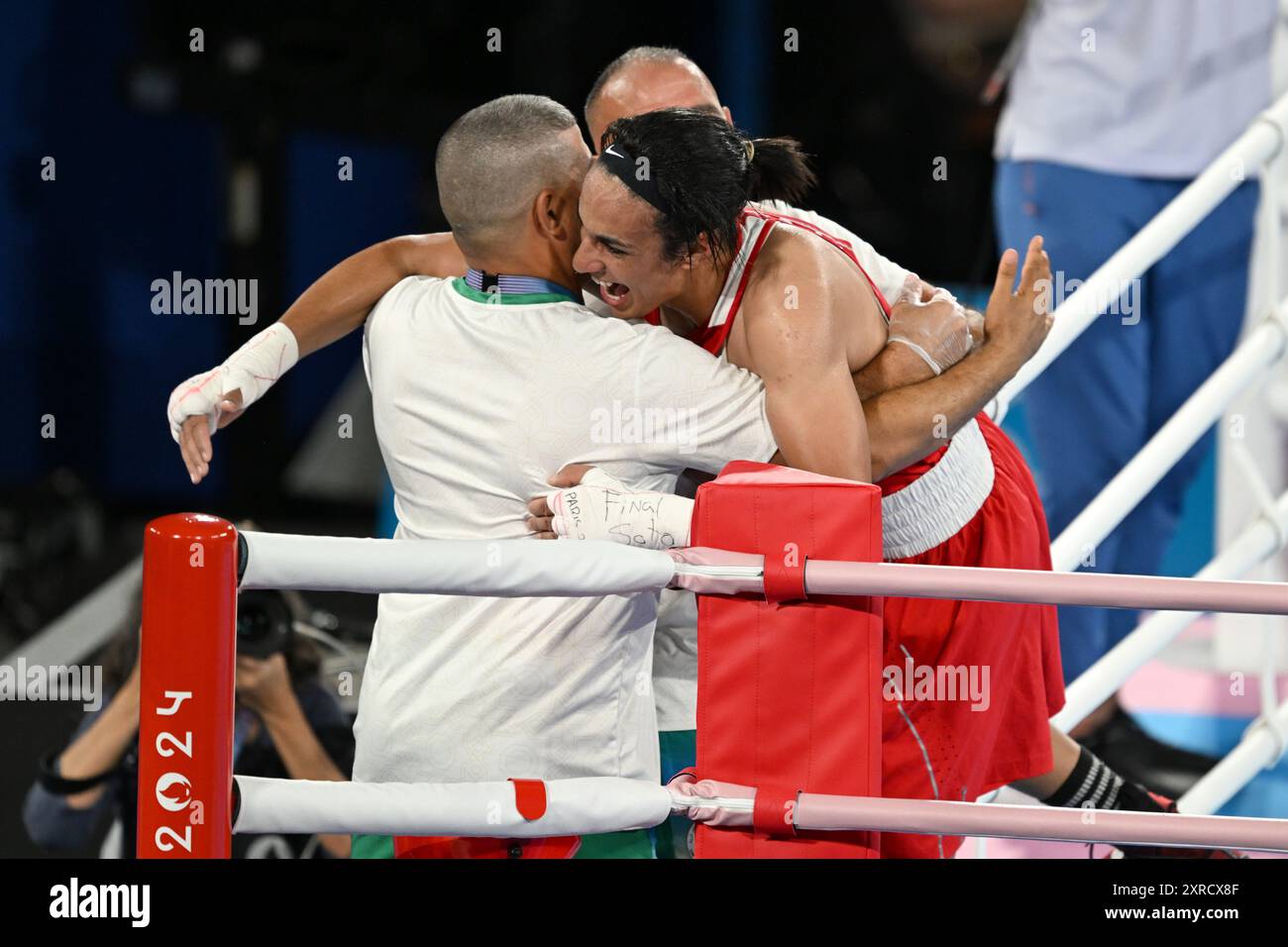 Paris, France. 09th Aug, 2024. Olympia, Paris 2024, Boxing, Women, 66kg ...