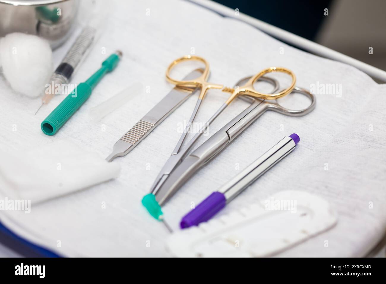 Surgical instruments for performing a small surgery procedure at the ...