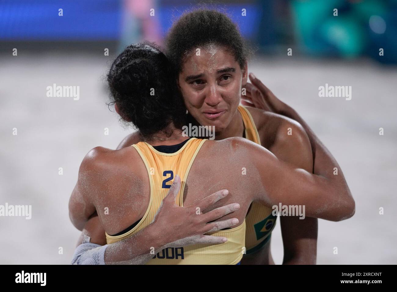 Brazil's Ana Patricia Silva Ramos, facing, and Brazil's Eduarda "Duda ...