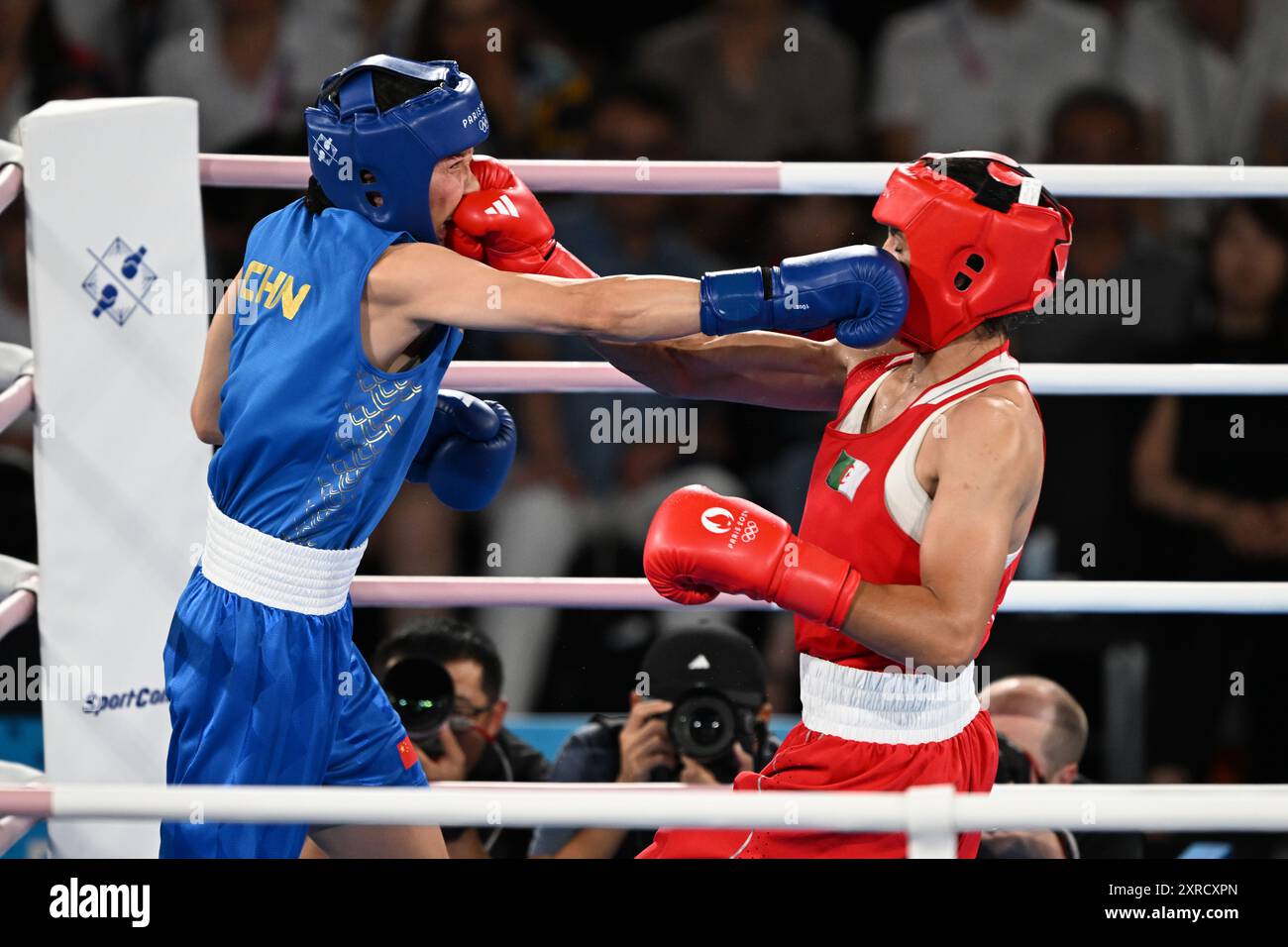 Paris, France. 09th Aug, 2024. Olympia, Paris 2024, boxing, women, 66kg ...