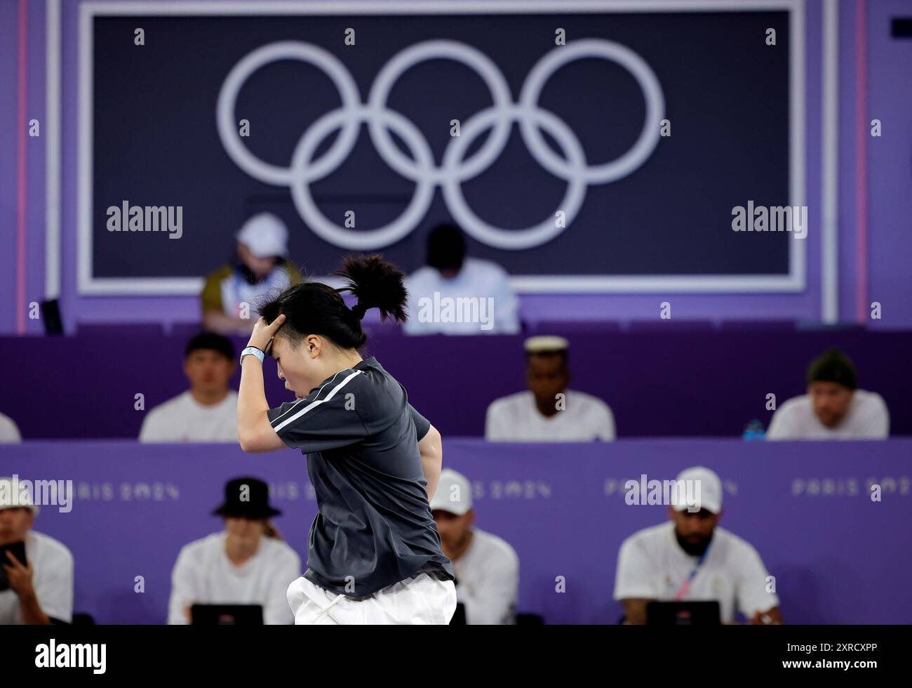 Paris, France. 9th Aug, 2024. Liu Qingyi of China, known as B-Girl 671 ...
