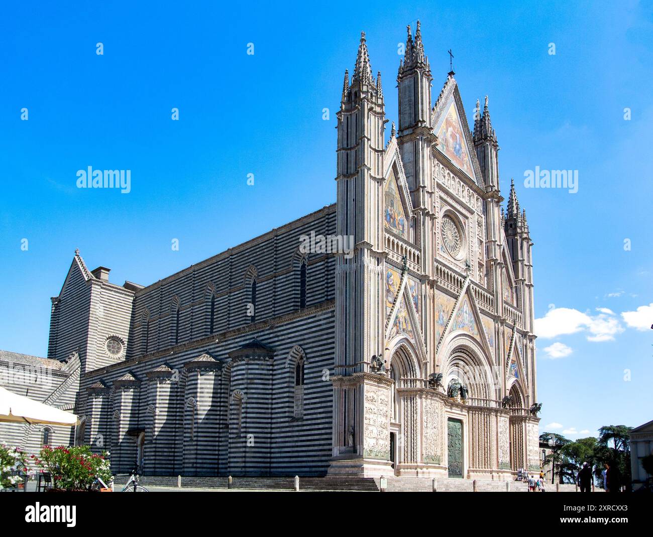 Orvieto,Terni, Italy, Duomo di Orvieto with Italian gothic architecture ...