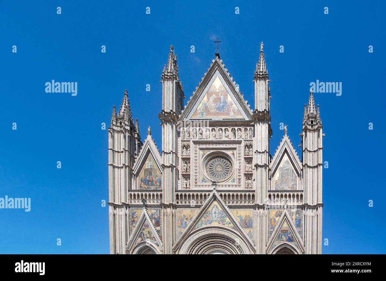 Orvieto,Terni, Italy, Duomo di Orvieto with Italian gothic architecture ...