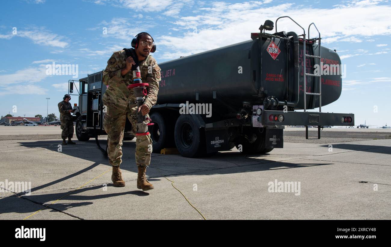 U.S. Air Force Airman 1st Class Aaron Barton, 60th Logistics Readiness ...