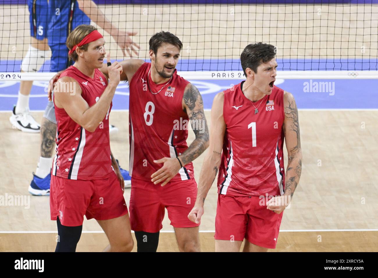 Matthew Anderson, Torey Defalco, Taylor Averill (USA), Volleyball, Men ...