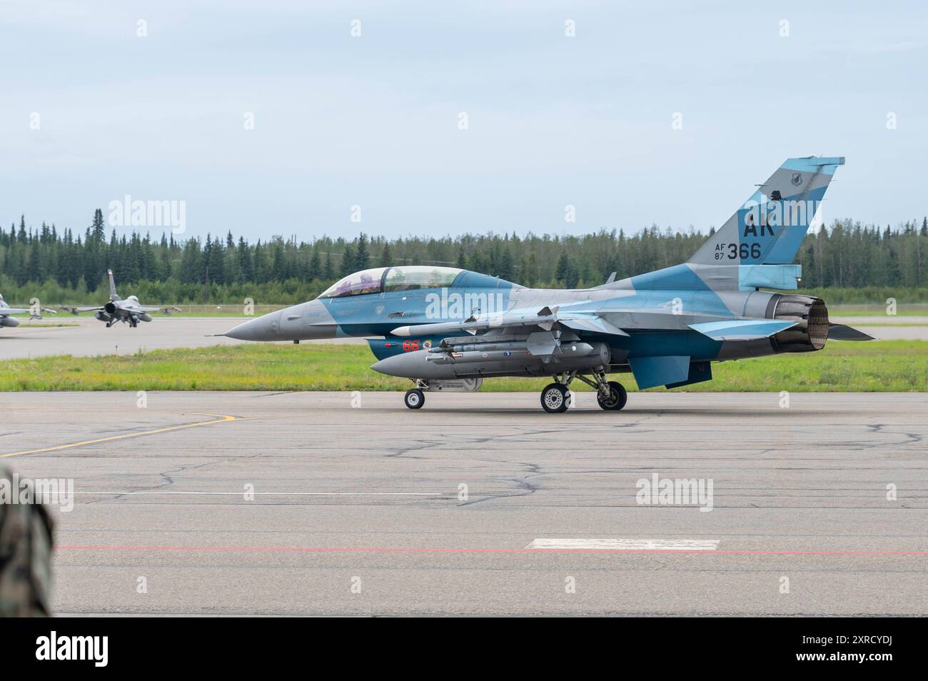 Maj. Daniel Rule, 18th Fighter Interceptor Squadron F-16 Fighting ...