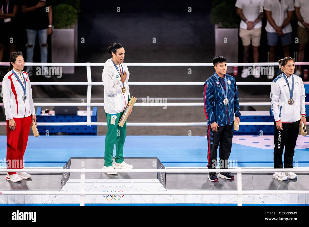 Liu Yang of, China. , . (silver), Imane Khelif of Algeria (gold ...
