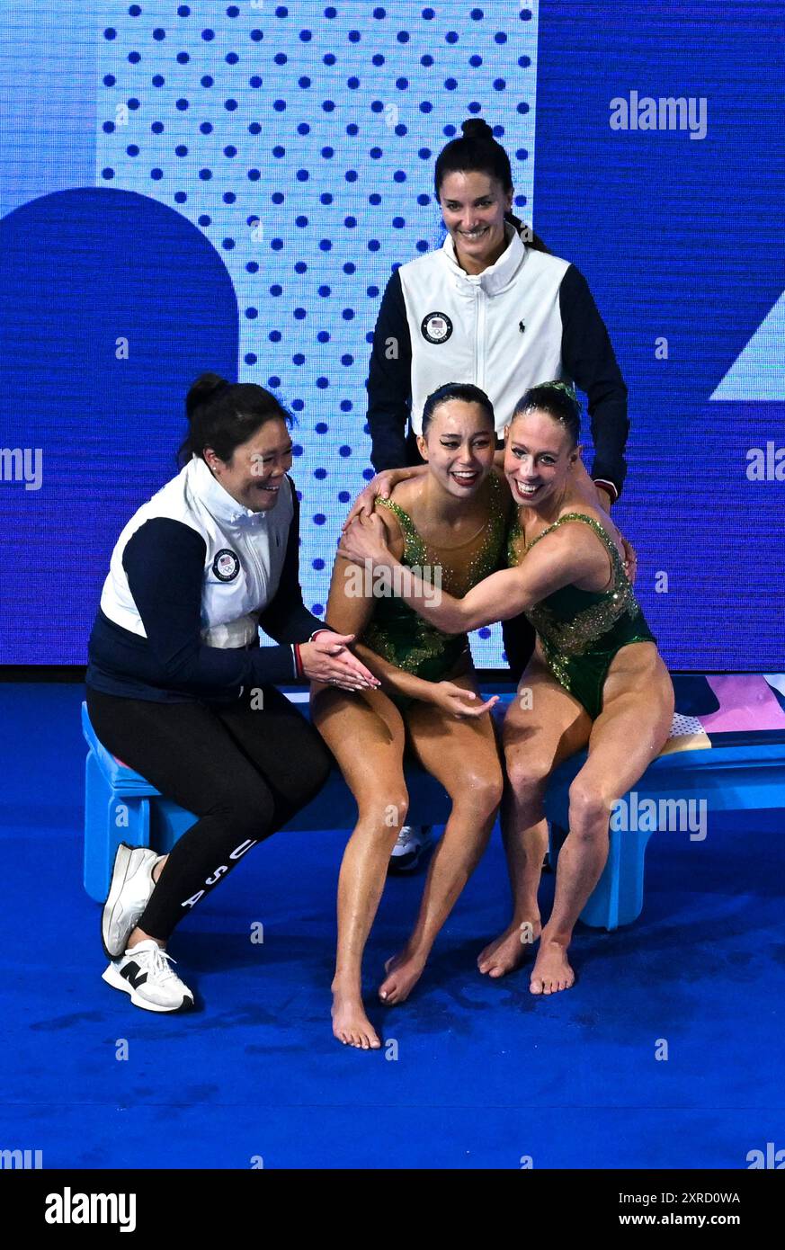 Saint Denis. 9th Aug, 2024. Jaime Czarkowski/Megumi Field of the United ...