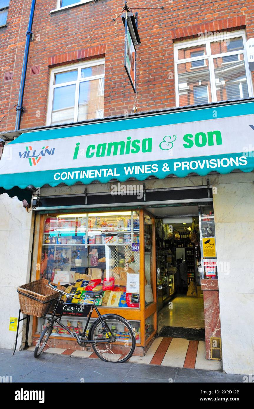 I Camisa & Son, Old Compton Street, Soho, London Stock Photo - Alamy