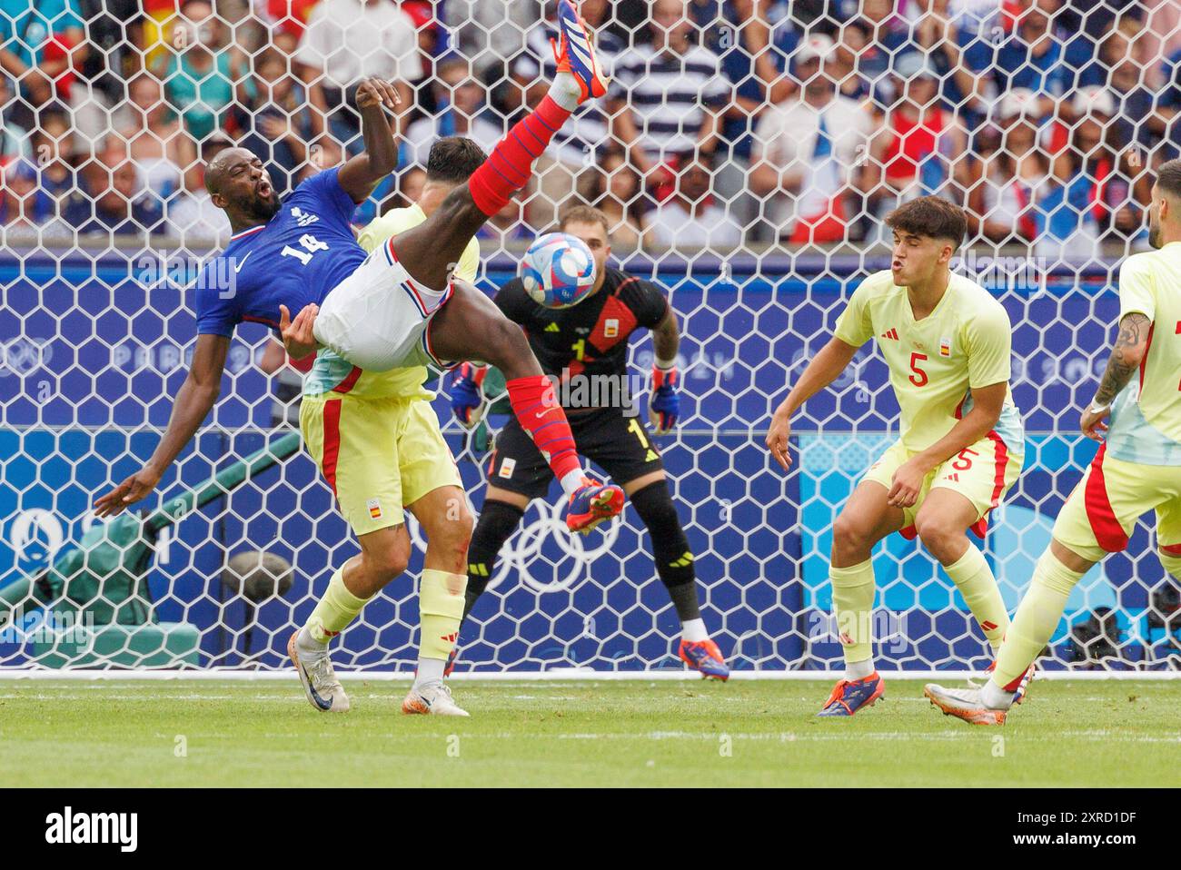 August 9, 2024, Paris, France: JEAN-PHILIPPE MATETA (14) of France ...