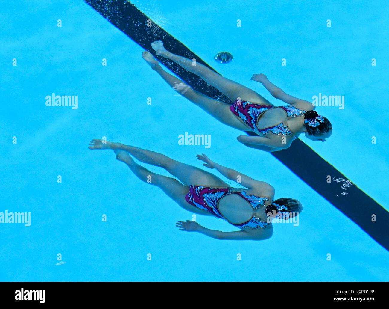 Saint Denis. 9th Aug, 2024. Hur Yoonseo/Lee Riyoung of South Korea ...