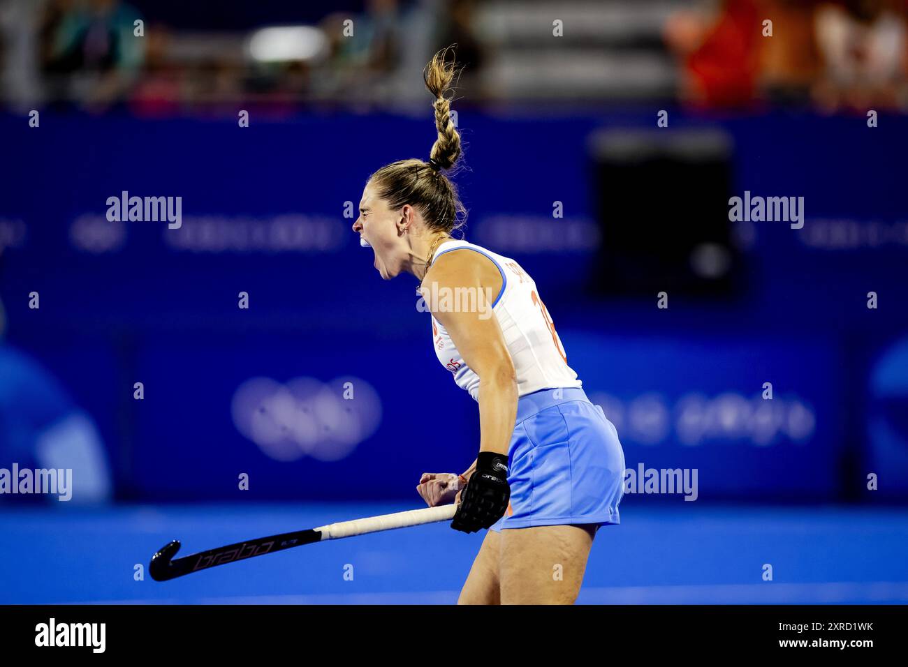Paris, France. August 9, 2024. Pien Sanders during the shootouts during ...